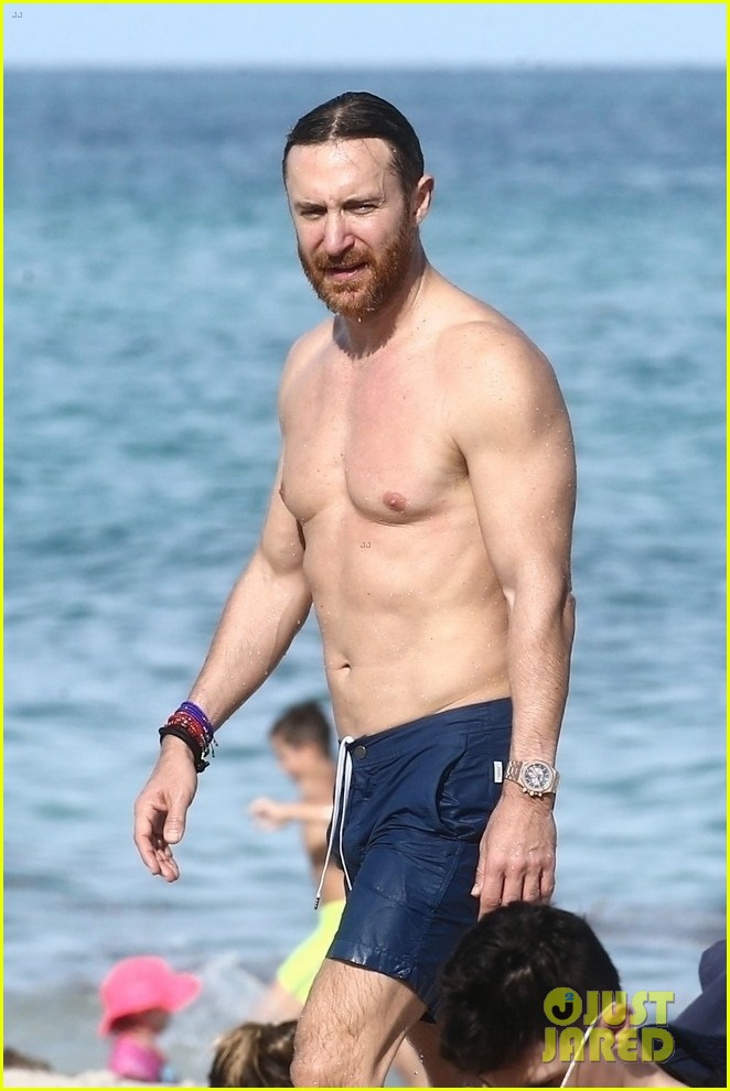 DJ David Guetta Bares Ripped Beach Body at 51: Photo 4185297 | Bikini ...