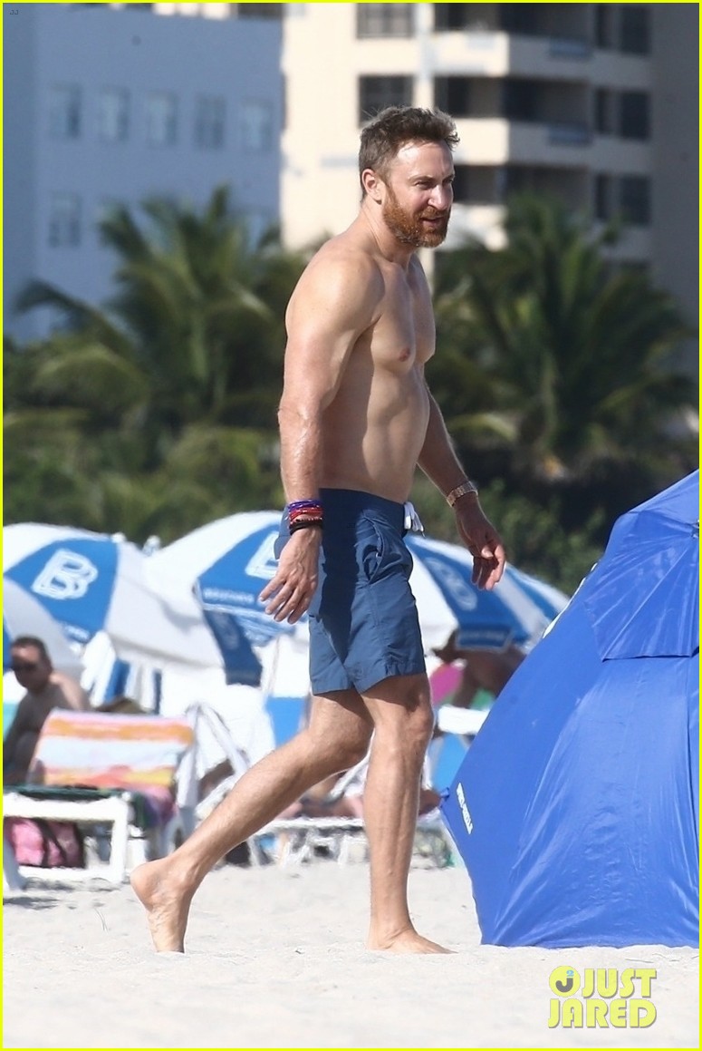 DJ David Guetta Bares Ripped Beach Body at 51: Photo 4185302 | Bikini ...