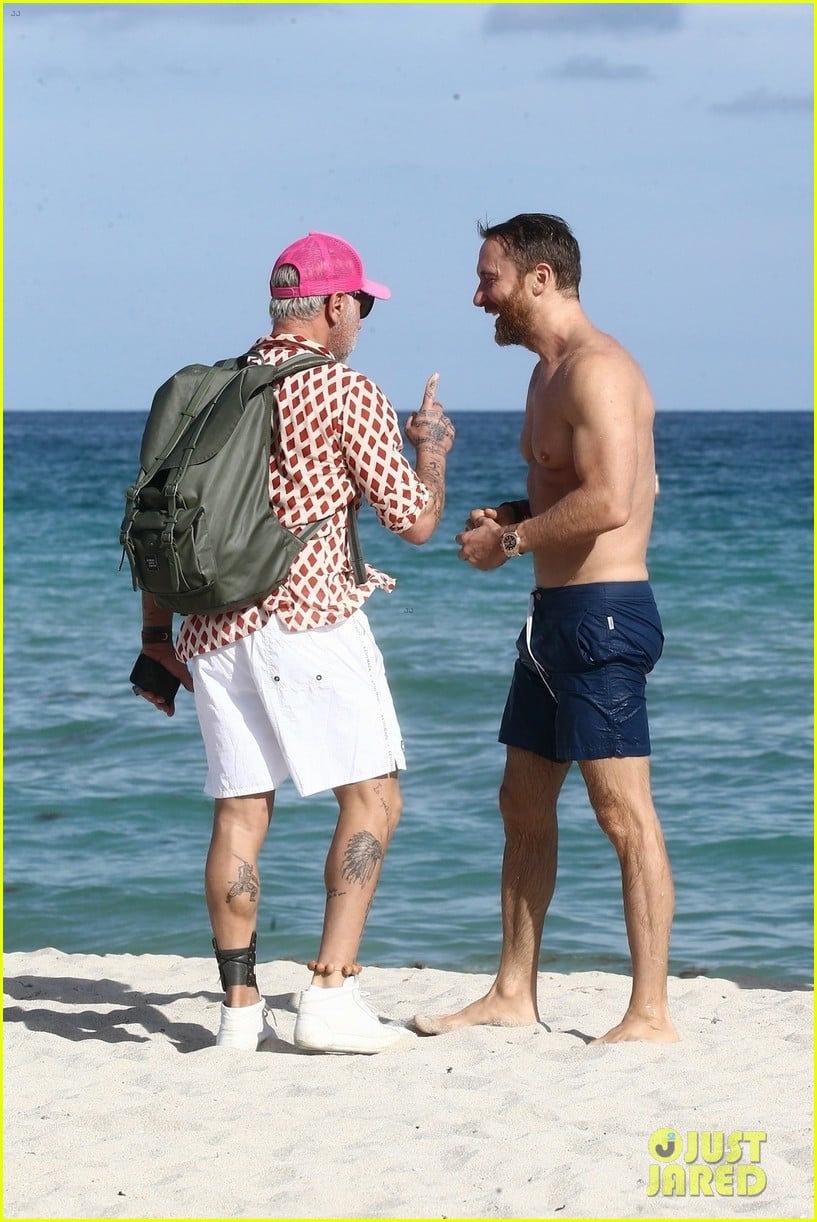 DJ David Guetta Bares Ripped Beach Body at 51: Photo 4185333 | Bikini ...