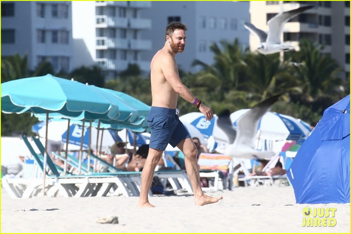 DJ David Guetta Bares Ripped Beach Body at 51: Photo 4185338 | Bikini ...