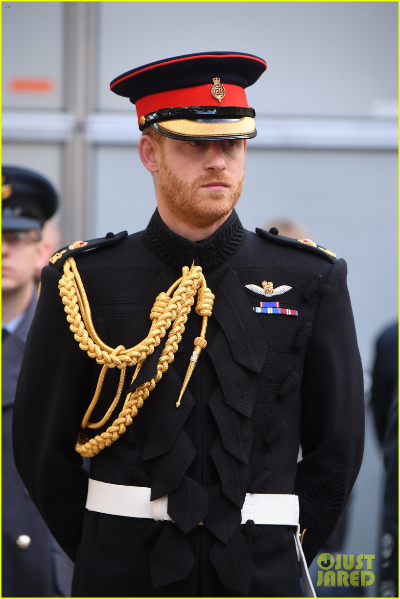 Prince Harry Suits Up for Field of Remembrance at Westminster Abbey ...
