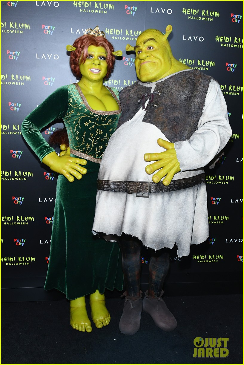 Heidi Klum & Boyfriend Tom Kaulitz Are Shrek & Princess Fiona at Annual ...