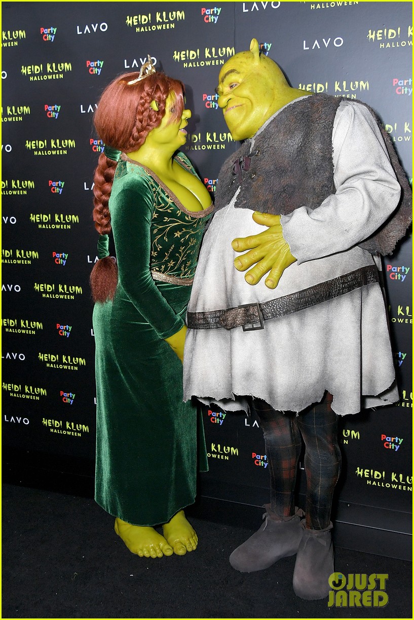Heidi Klum & Boyfriend Tom Kaulitz Are Shrek & Princess Fiona at Annual ...