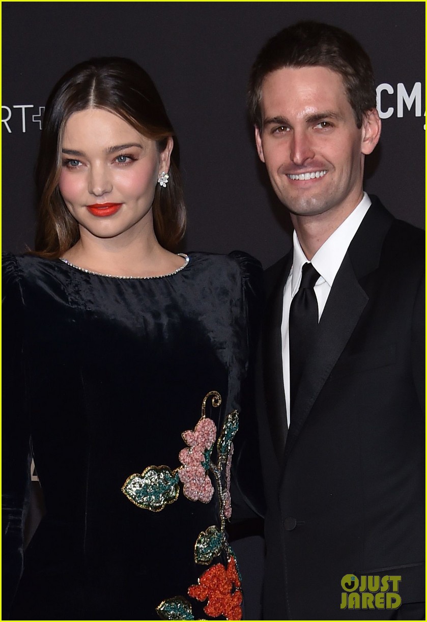 Miranda Kerr & Evan Spiegel Make Rare Appearance at LACMA Gala 2018 ...