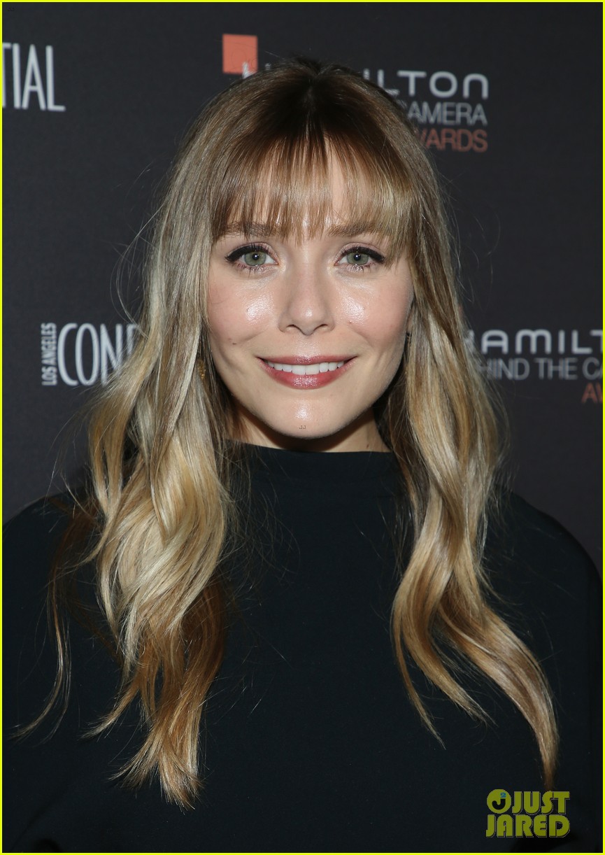Elizabeth Olsen Debuts New Bangs at Hamilton Awards!: Photo 4176043 ...