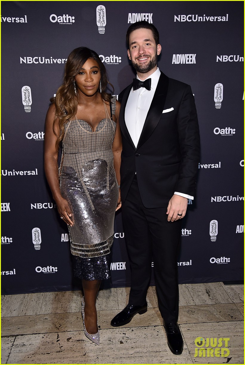 Serena Williams is Supported by Husband Alexis Ohanian at Brand Genius ...