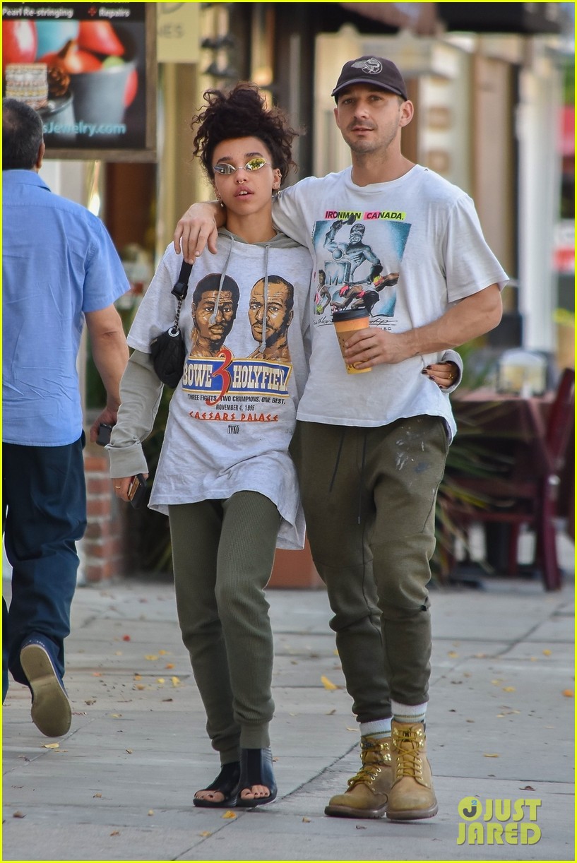 Shia LaBeouf Plants Kiss on FKA twigs During Their Romantic Outing ...