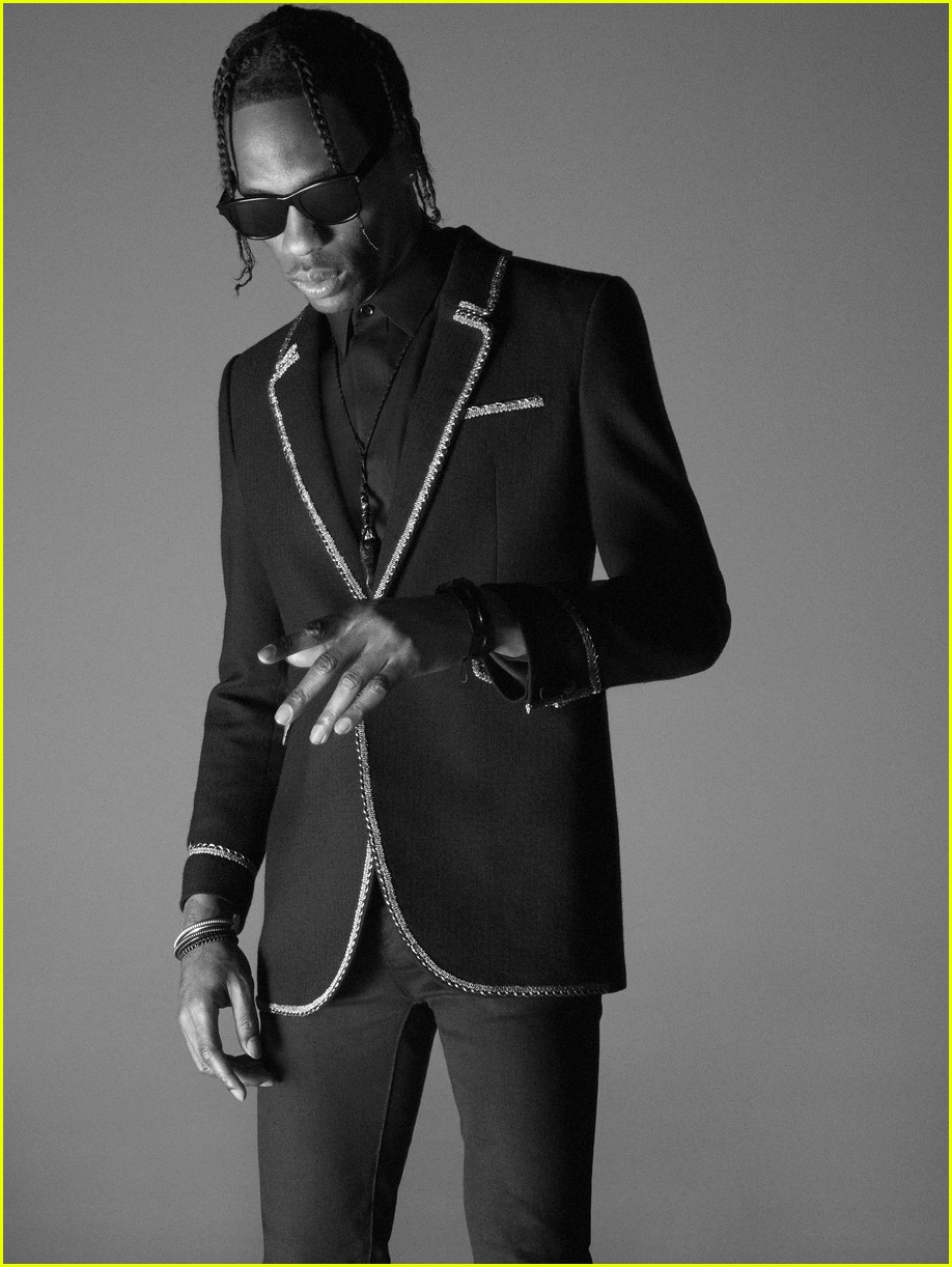 Travis Scott Is Chic for Saint Laurent Men's Spring/Summer 2019 ...