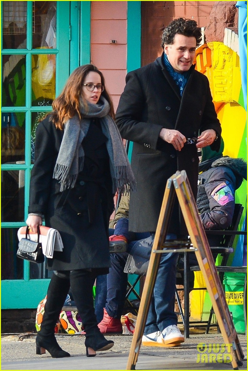 Felicity Jones & Husband Charles Guard Couple Up For Breakfast Date ...