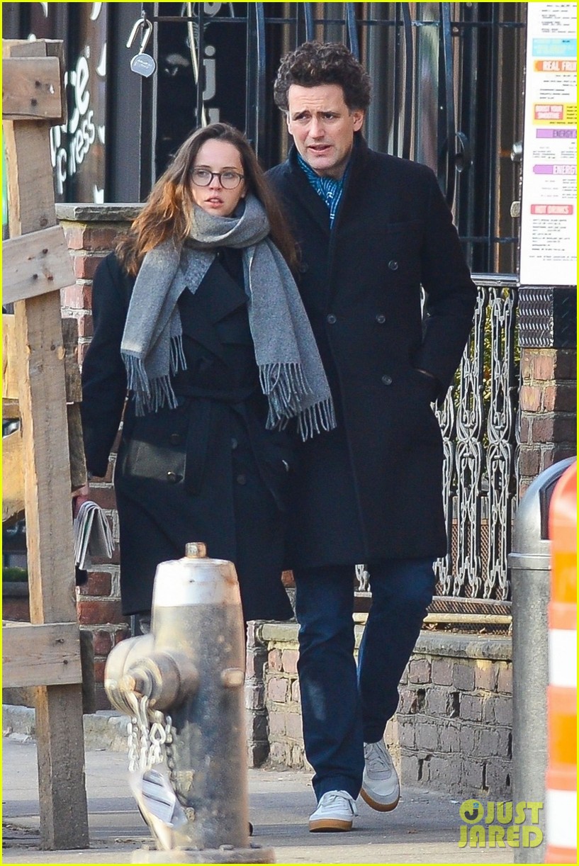 Felicity Jones & Husband Charles Guard Couple Up For Breakfast Date ...