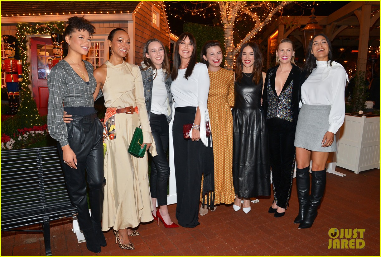 Zoe Saldana & Hubby Marco Perego Couple Up at Tamara Mellon Shop ...