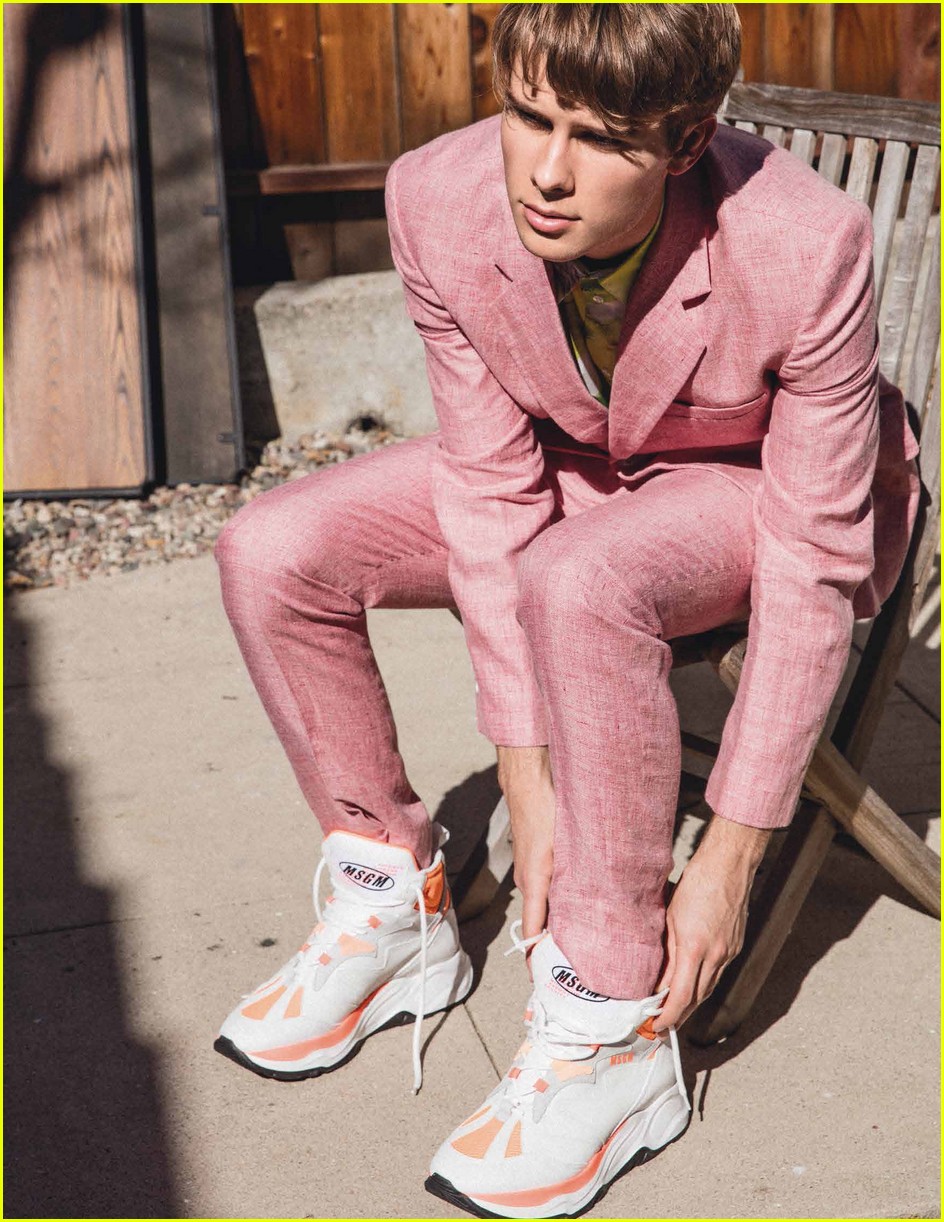 This Is Us' Logan Shroyer Poses for Fashion Shoot in 'Da Man': Photo ...