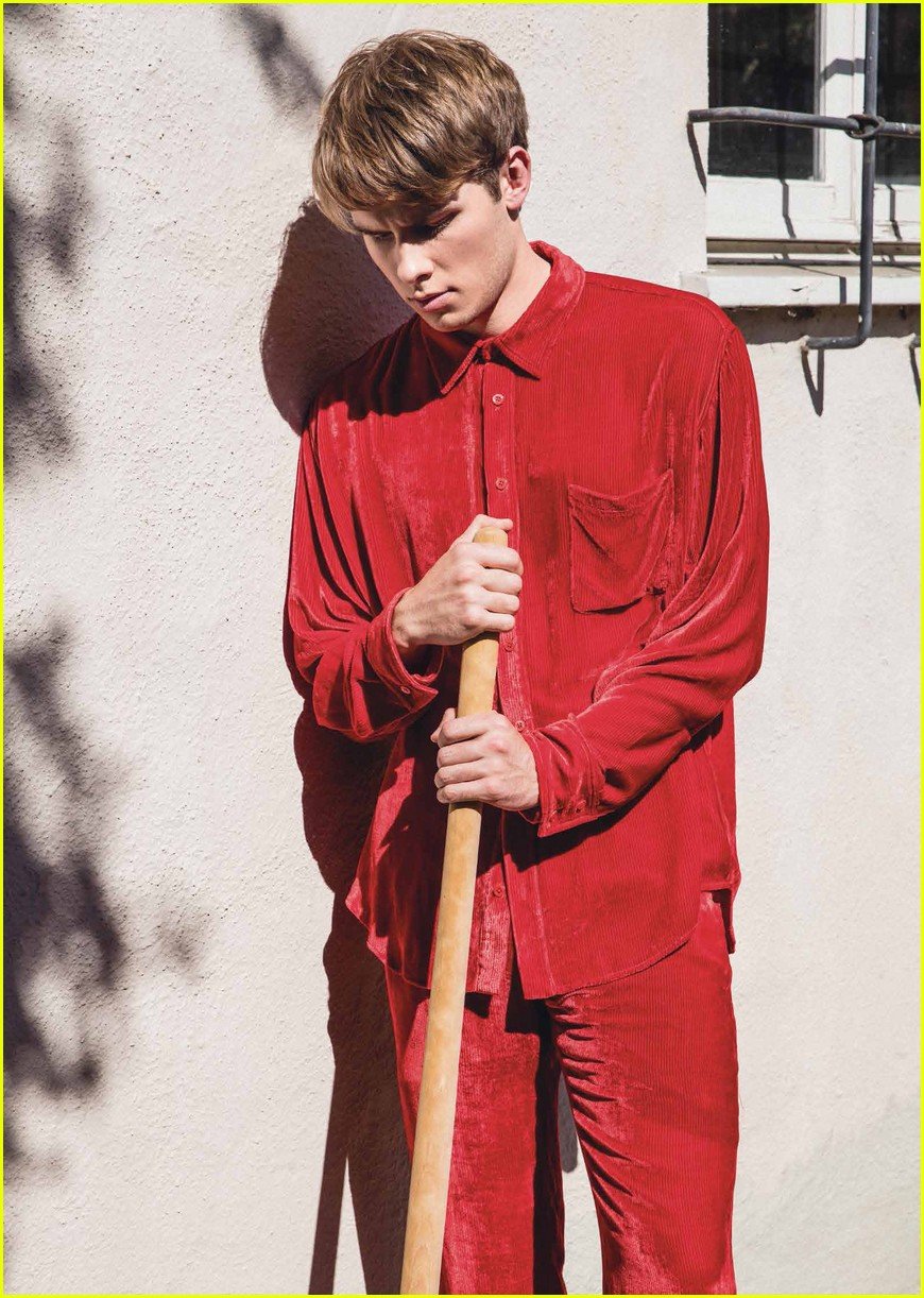 This Is Us' Logan Shroyer Poses for Fashion Shoot in 'Da Man': Photo ...