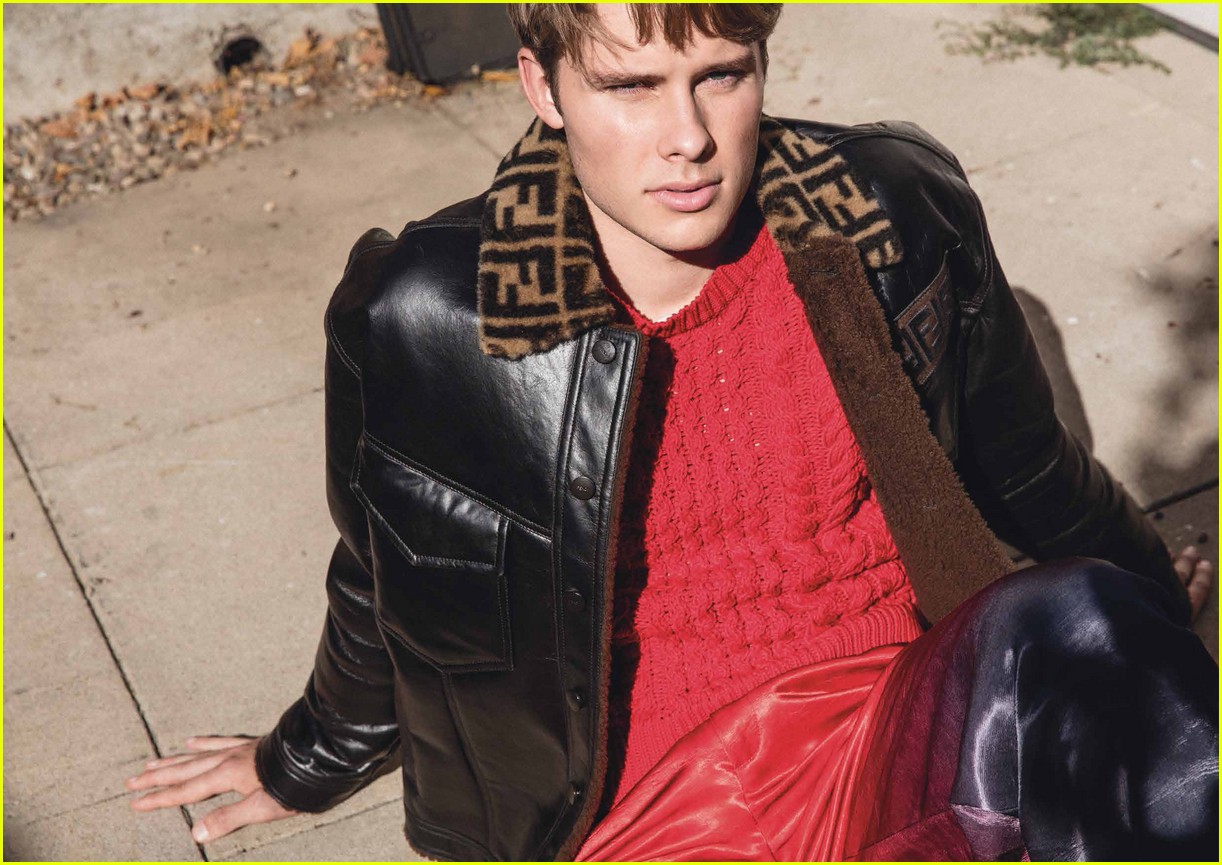 This Is Us' Logan Shroyer Poses for Fashion Shoot in 'Da Man': Photo ...