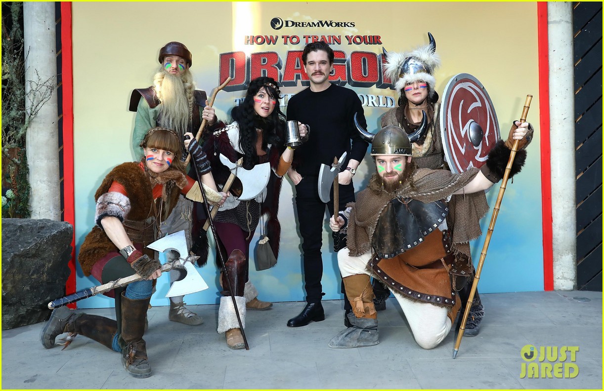 Kit Harington Kicks Off 'How To Train Your Dragon: The Hidden World ...