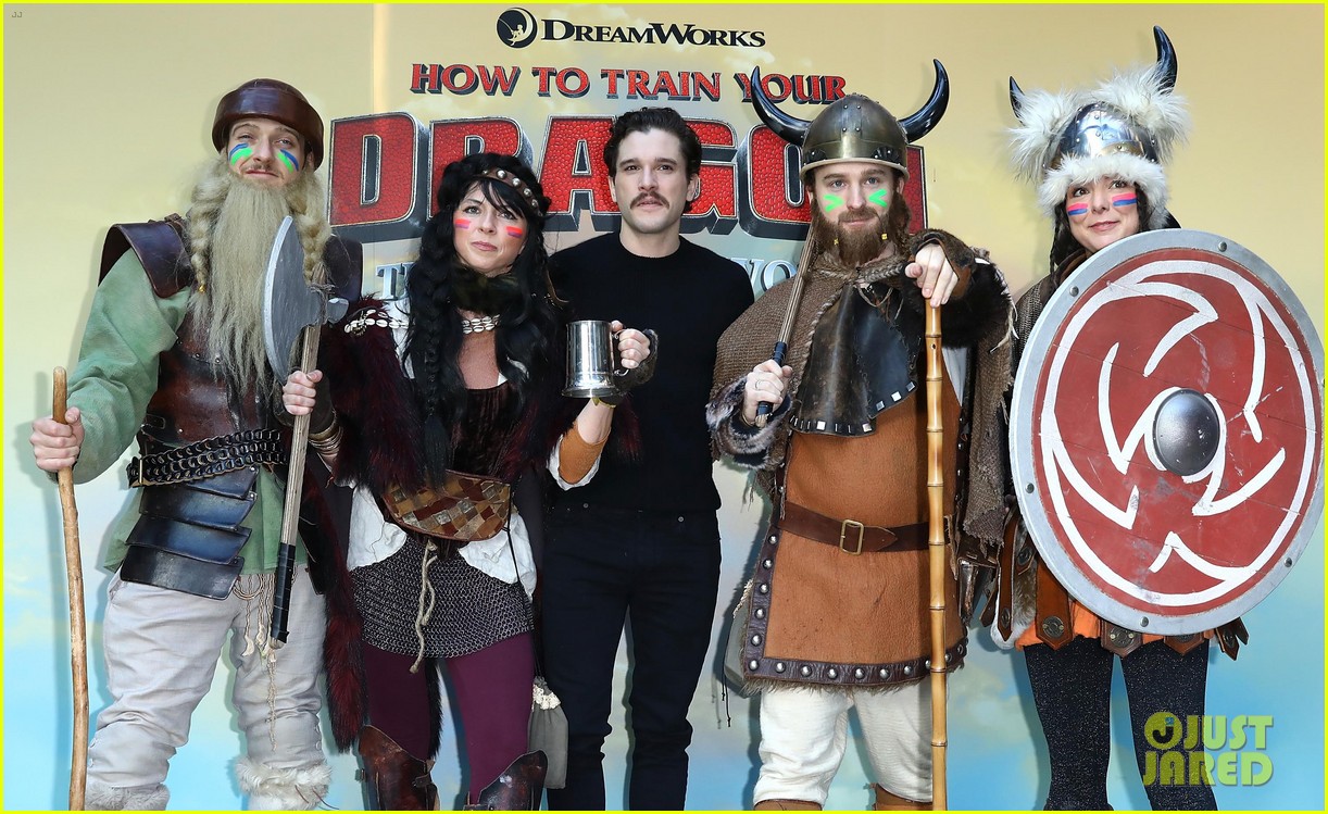 Kit Harington Kicks Off 'How To Train Your Dragon: The Hidden World ...
