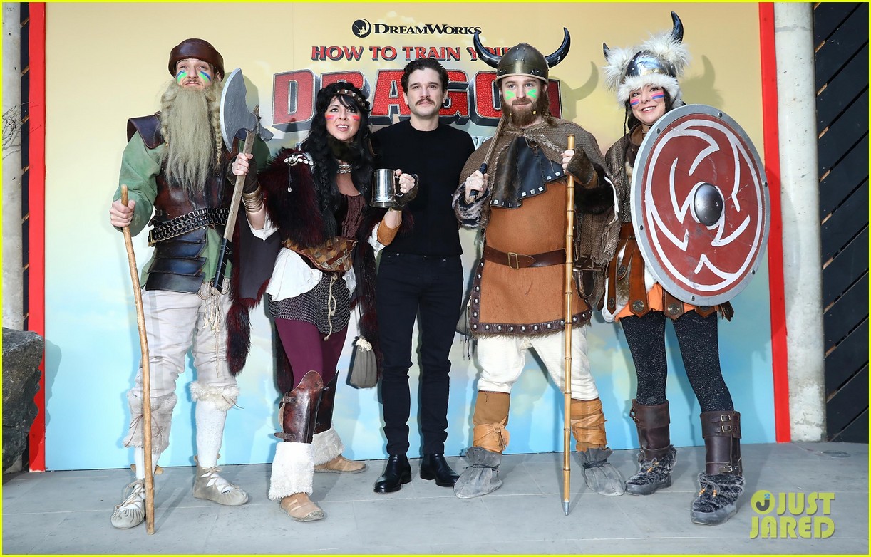 Kit Harington Kicks Off 'How To Train Your Dragon: The Hidden World ...