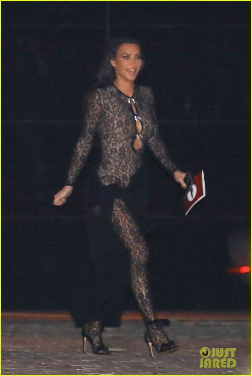 Kim Kardashian & Kanye West Arrive for John Legend's Party: Photo ...