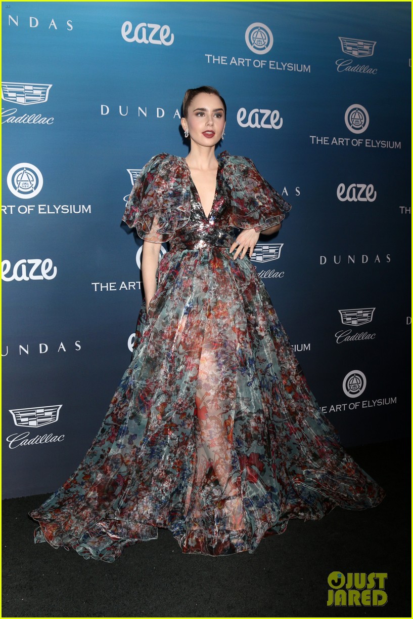 Lili Reinhart, Lily Collins, & Lana Condor Go Glam for Art of Elysium's ...