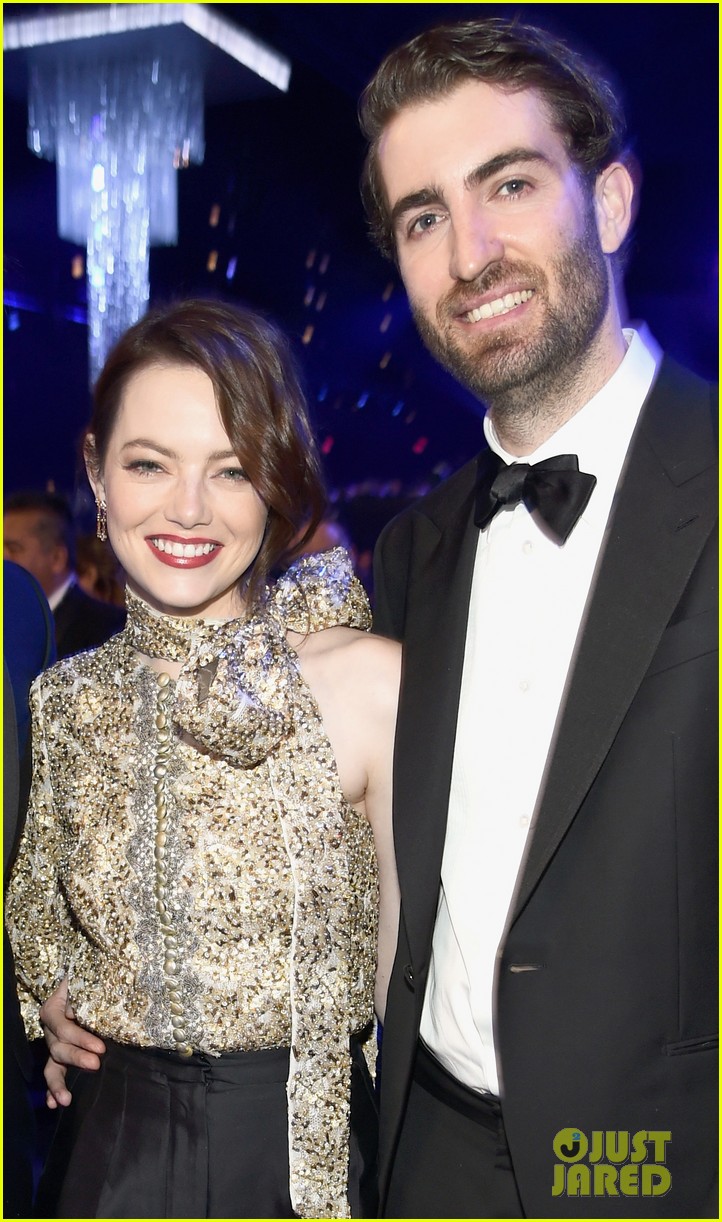 Emma Stone is Joined by Boyfriend Dave McCary Inside SAG Awards 2019 ...