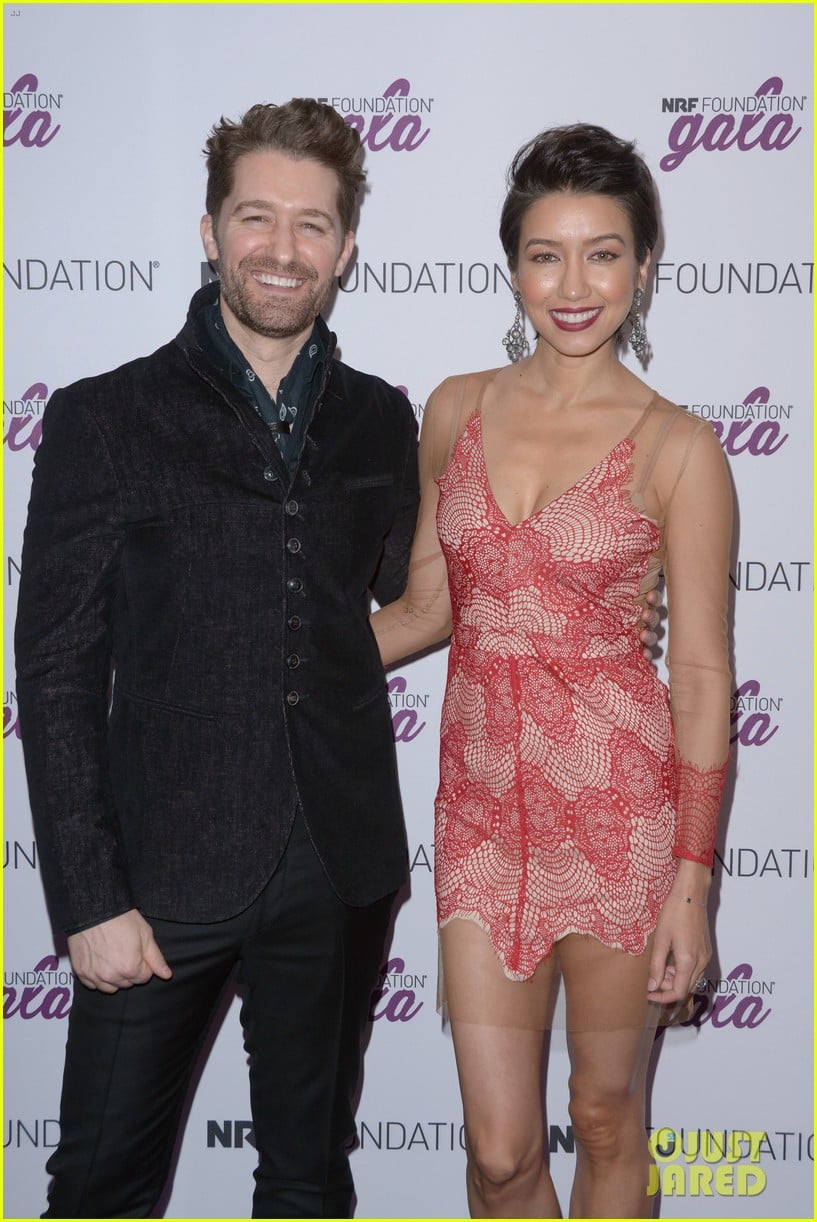 Matthew Morrison & Wife Renee Couple Up at NRF Foundation Gala 2019 ...