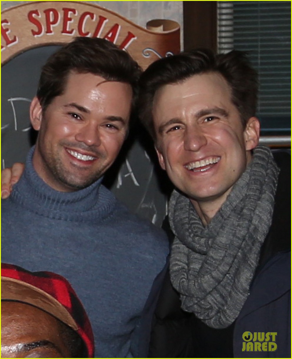Andrew Rannells Visits Friends Sara Bareilles & Gavin Creel at ...
