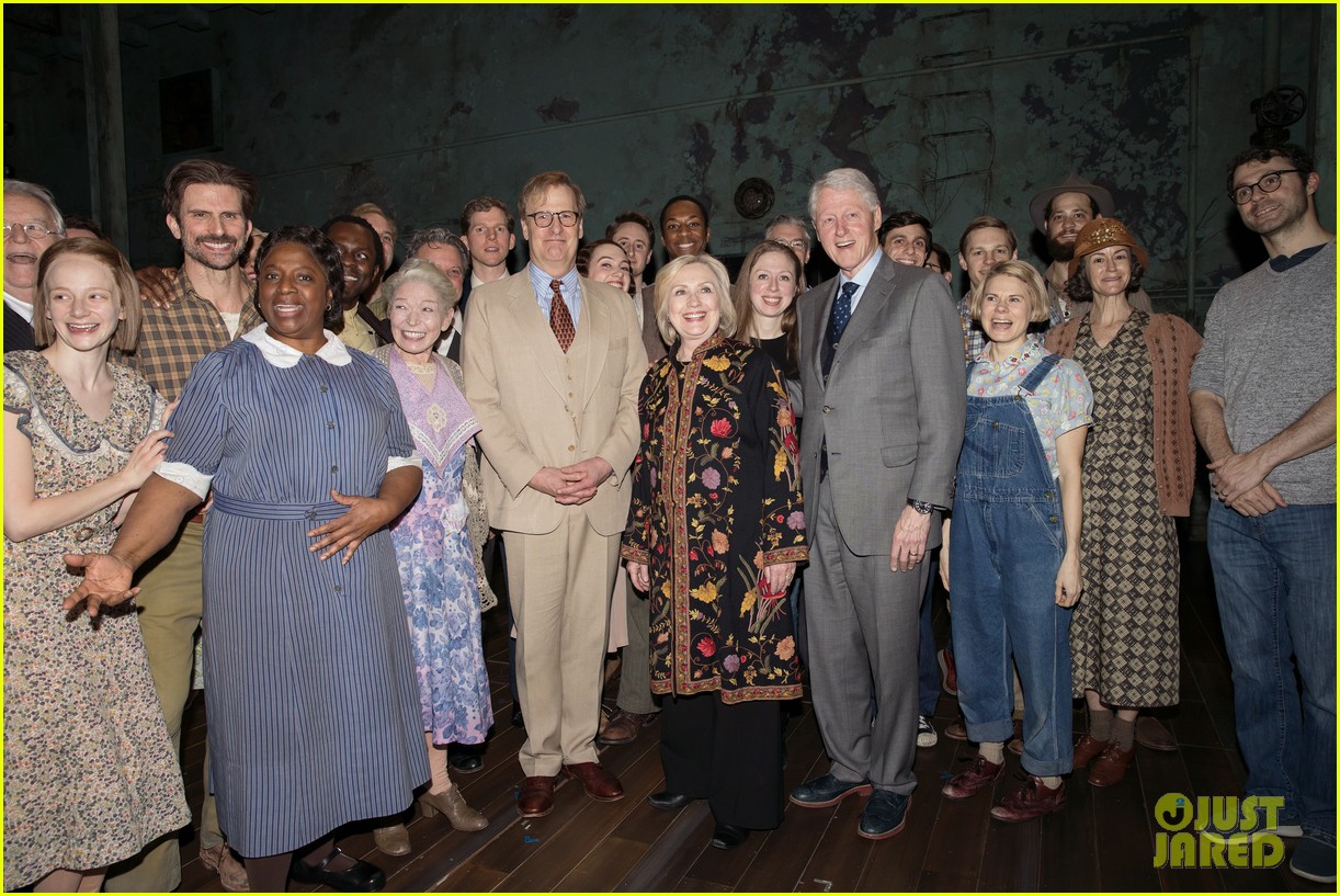 Hillary & Bill Clinton Arrive to Cheering Fans at Broadway Show: Photo ...
