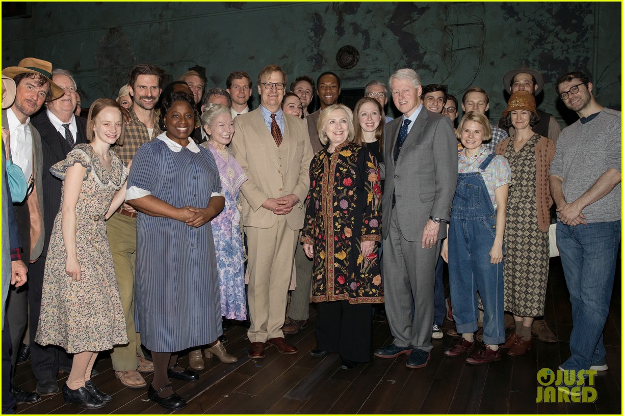 Hillary & Bill Clinton Arrive to Cheering Fans at Broadway Show: Photo ...