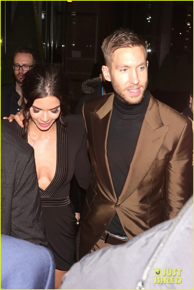 Calvin Harris & Girlfriend Aarika Wolf Look Picture Perfect at BRIT ...