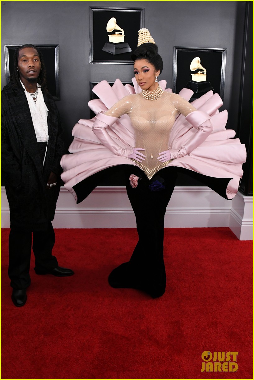 Cardi B Wows on the Red Carpet Alongside Offset at Grammys 2019!: Photo ...
