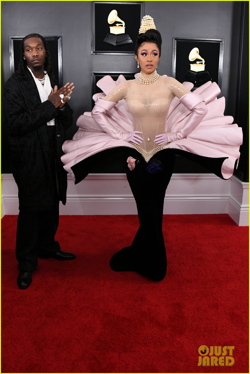 Cardi B Wows on the Red Carpet Alongside Offset at Grammys 2019!: Photo ...