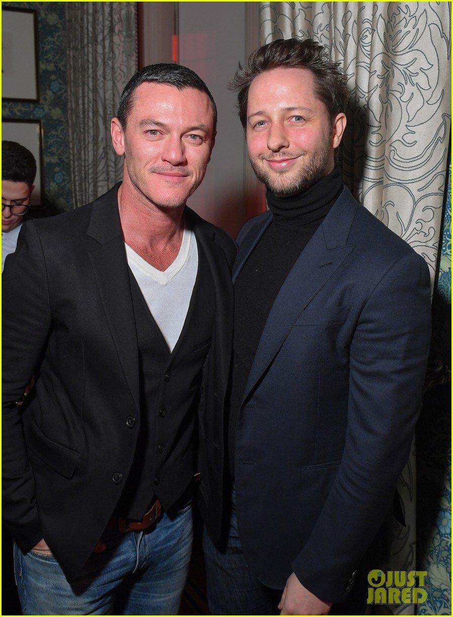 Luke Evans & Victor Turpin Couple Up for Victoria Beckham's Party ...