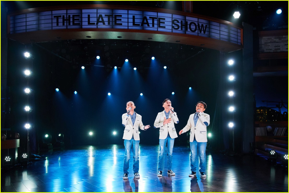 Ariana Grande Surprises the TNT Boys on 'Corden' - Watch Now!: Photo ...