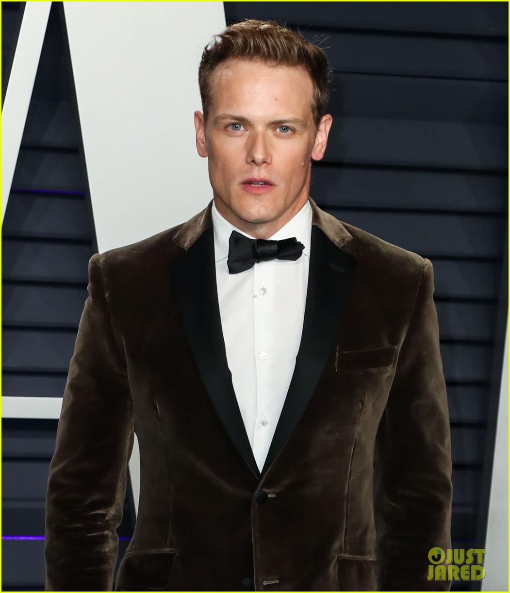 Outlander's Sam Heughan & Caitriona Balfe Attend the Vanity Fair Oscar ...