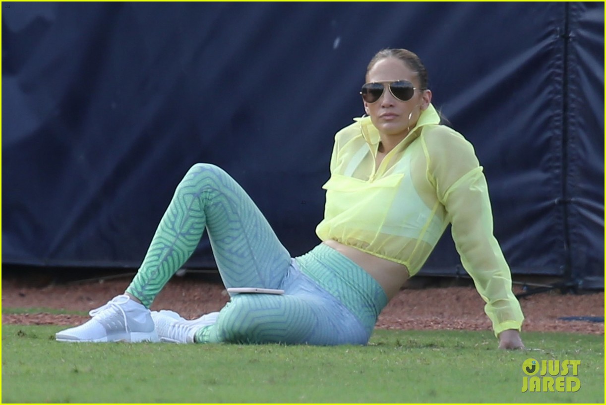 Jennifer Lopez & Alex Rodriguez Hit the Baseball Field in Miami!: Photo ...