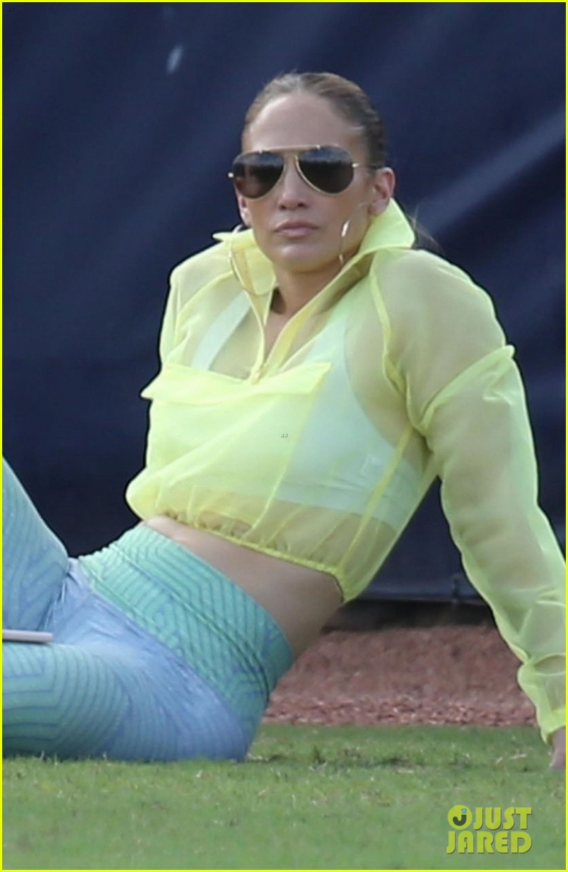 Jennifer Lopez & Alex Rodriguez Hit the Baseball Field in Miami!: Photo ...
