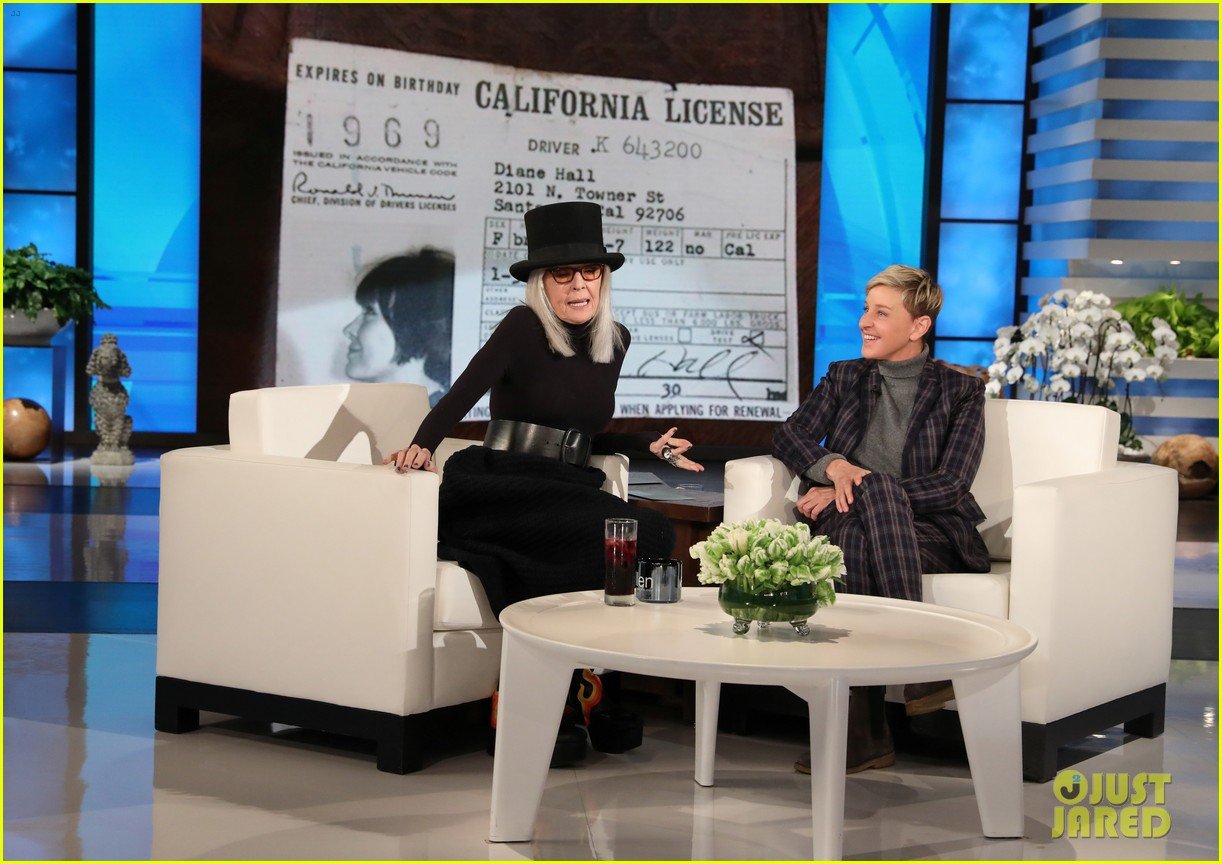Diane Keaton Talks Possibility Of Being 'Sugar Mama' with 'Ellen ...