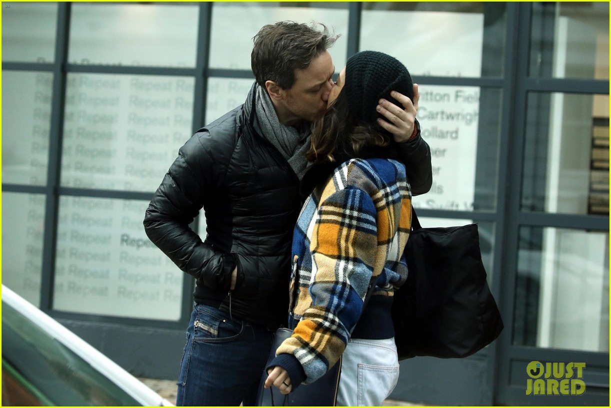 James McAvoy & Girlfriend Lisa Liberati Pack on PDA in Rare Photos ...
