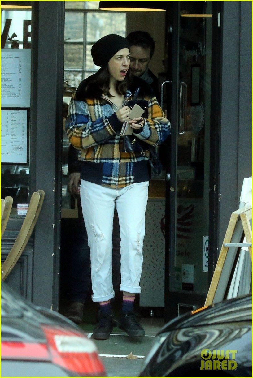 James McAvoy & Girlfriend Lisa Liberati Pack on PDA in Rare Photos ...