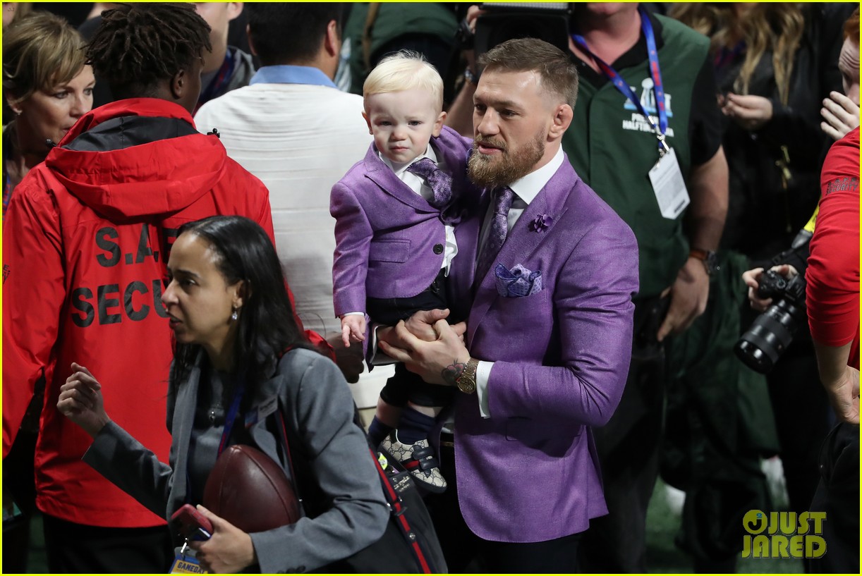 Conor McGregor & Son Conor Jr. Suit Up for Super Bowl 2019!: Photo ...