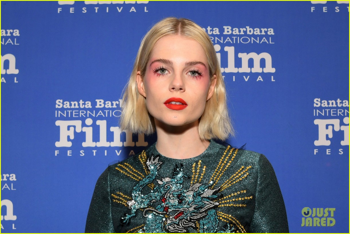 Rami Malek Gets Support From Lucy Boynton at Santa Barbara Film ...