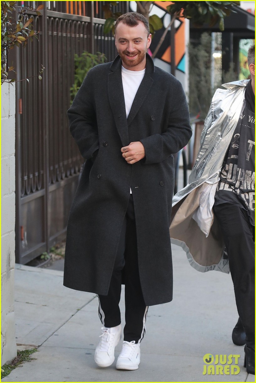 Sam Smith & Justin Tranter Enjoy a Stroll Together in Venice Beach ...