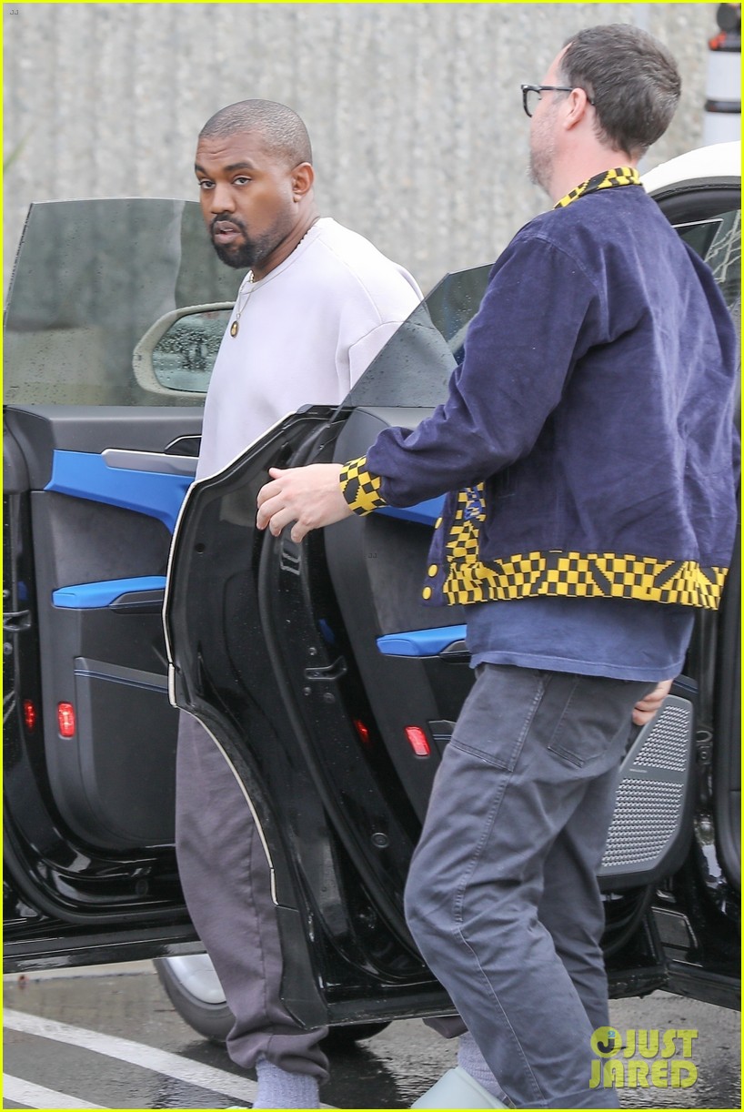 Kanye West Heads to Work After Surprising Kim Kardashian on Valentine's ...