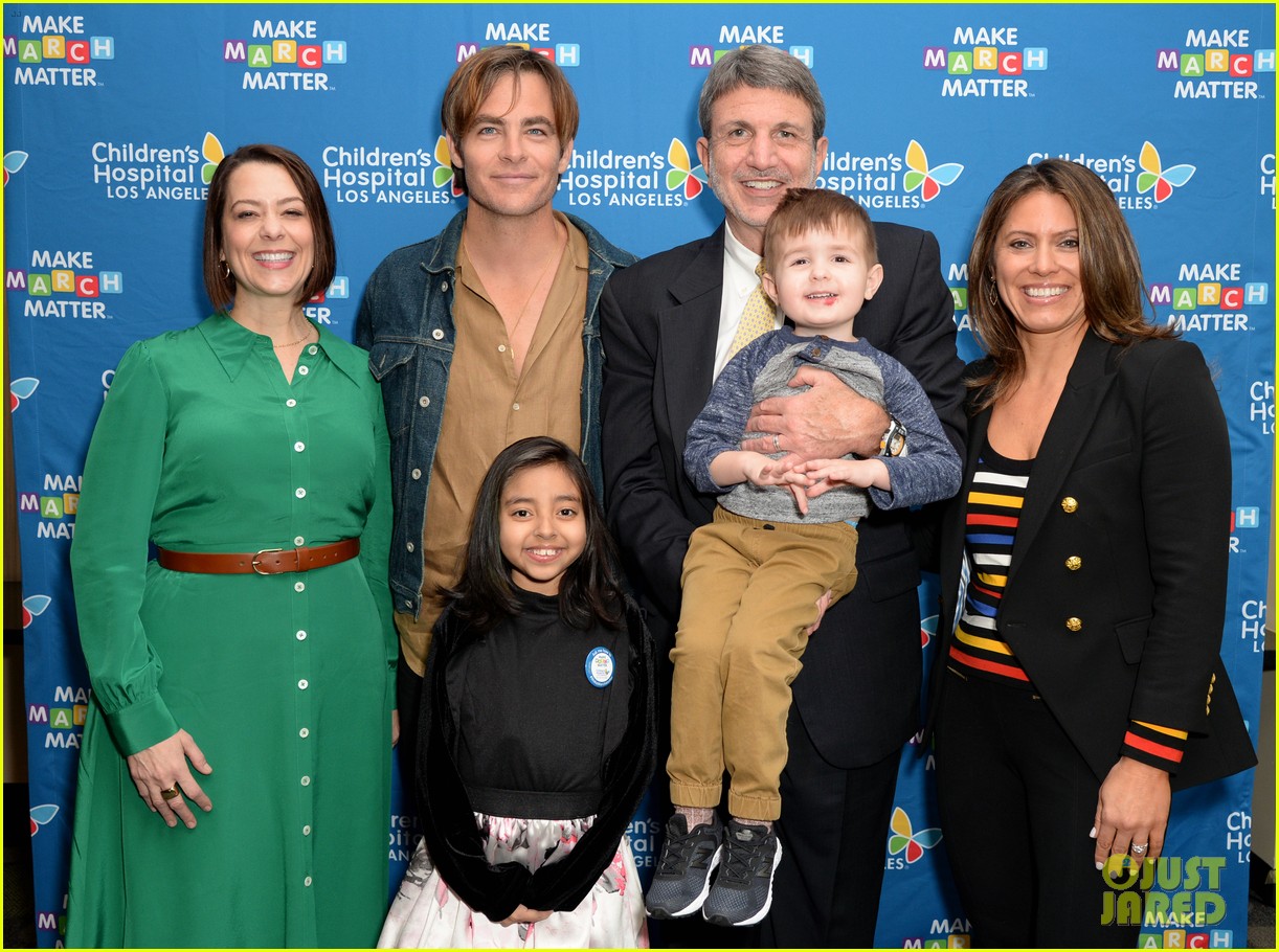 Chris Pine Kicks Off Children's Hospital LA Make March Matter Campaign ...
