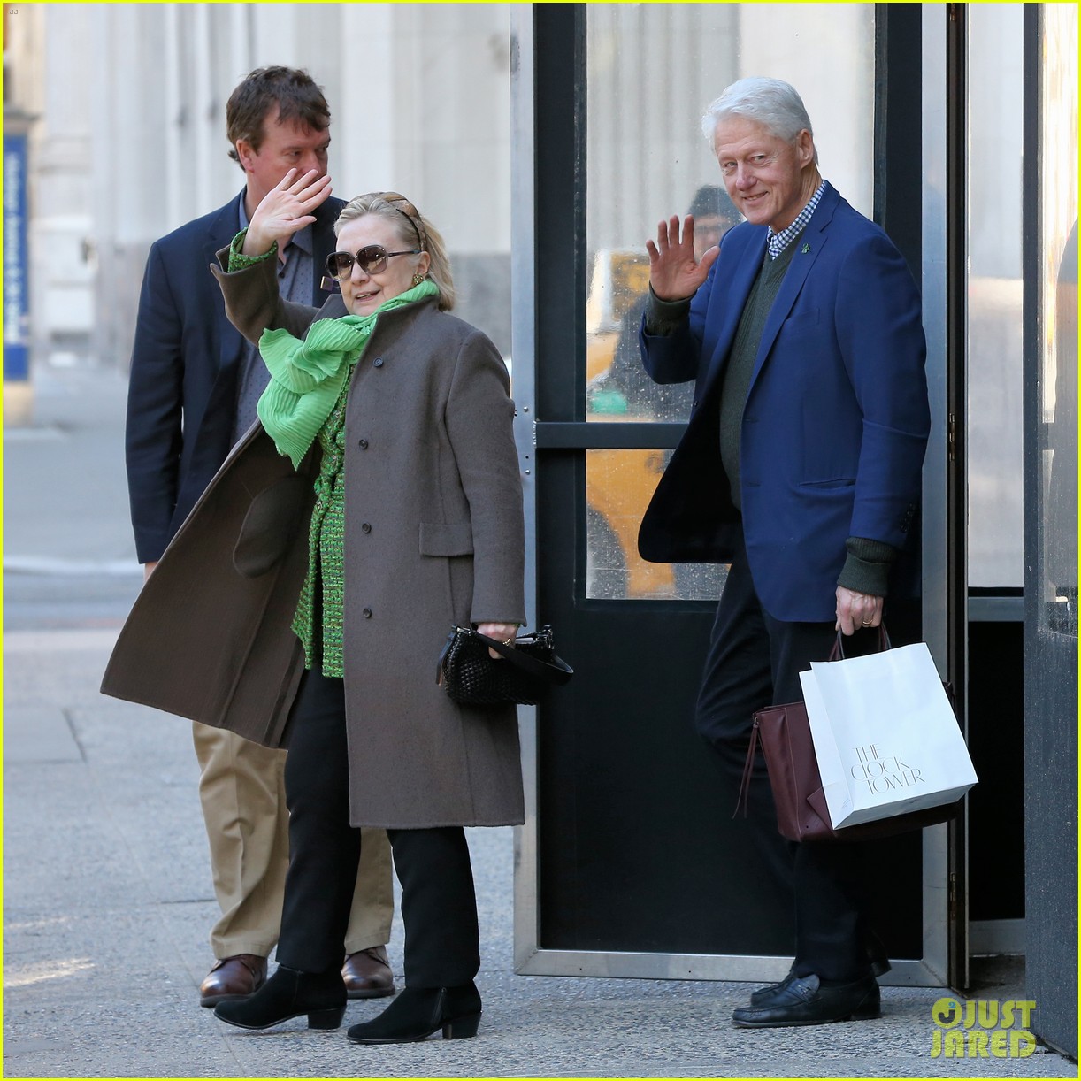 Hillary & Bill Clinton Visit Their Grandkids on St. Patrick's Day ...