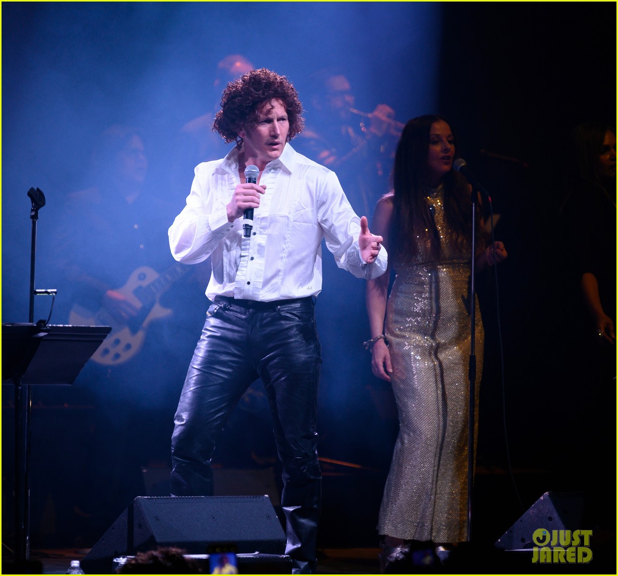 Patrick Wilson & Stephen Colbert Rock Out at Glitter Ball in Montclair ...