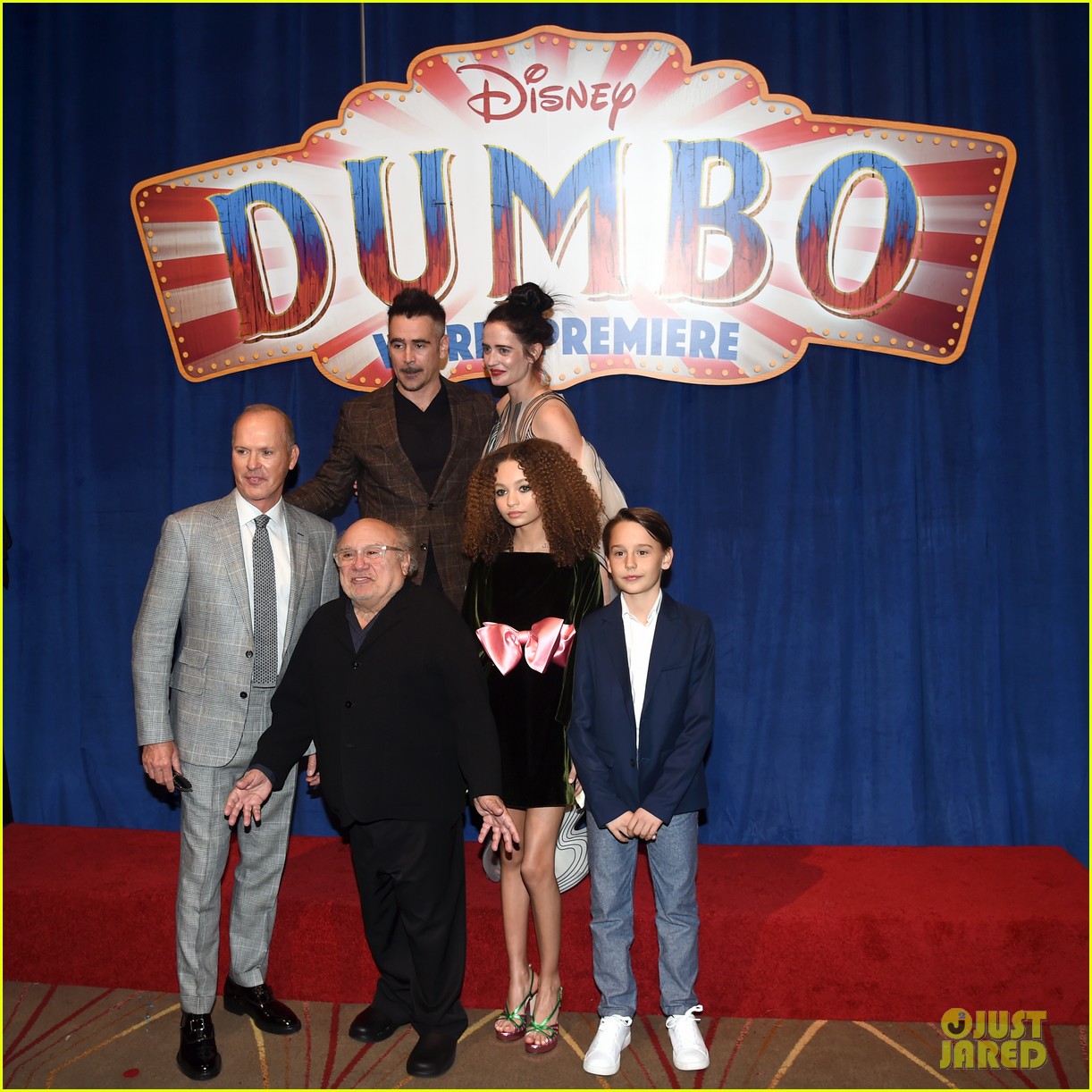 Colin Farrell & Eva Green Join Tim Burton at 'Dumbo' Premiere: Photo ...