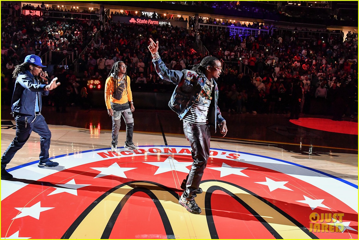 The Guys of Migos Perform Halftime Show at McDonald’s All American ...