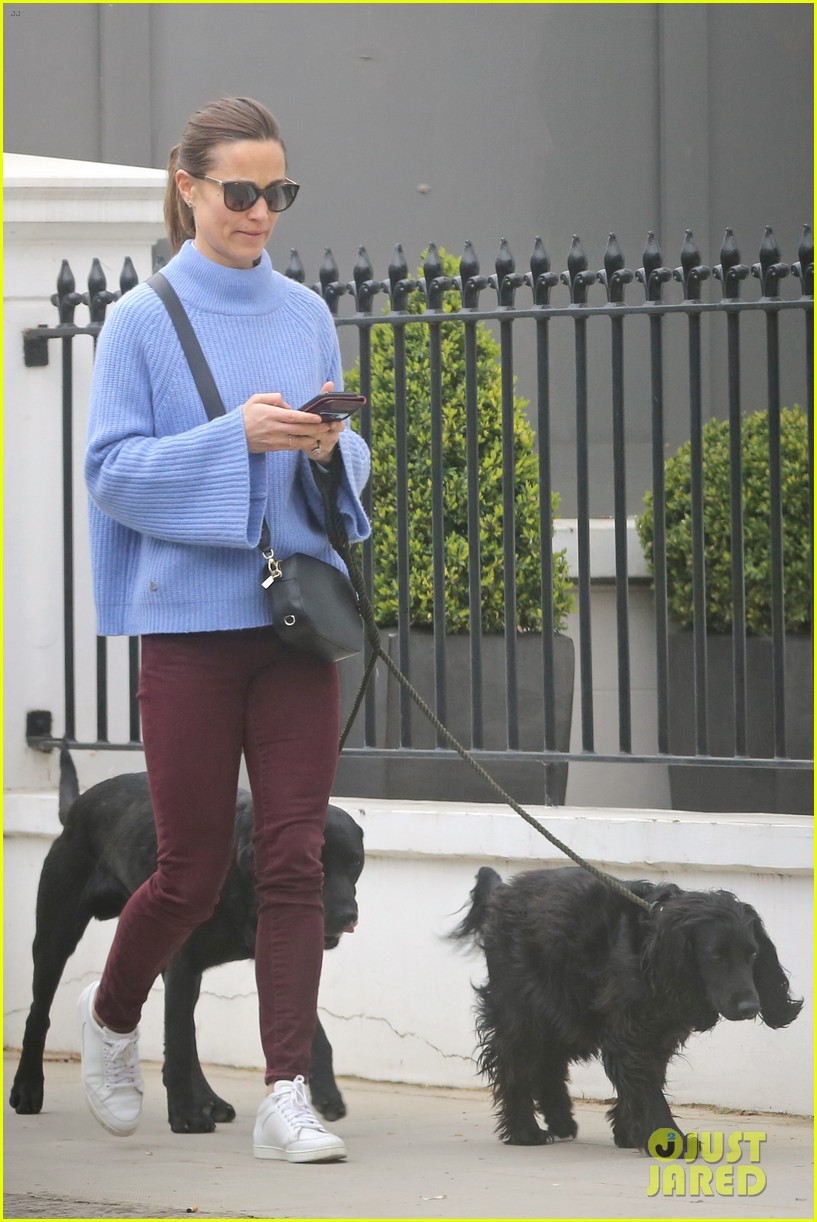 Pippa Middleton Goes on a Stylish Stroll With Her Dogs in London: Photo ...