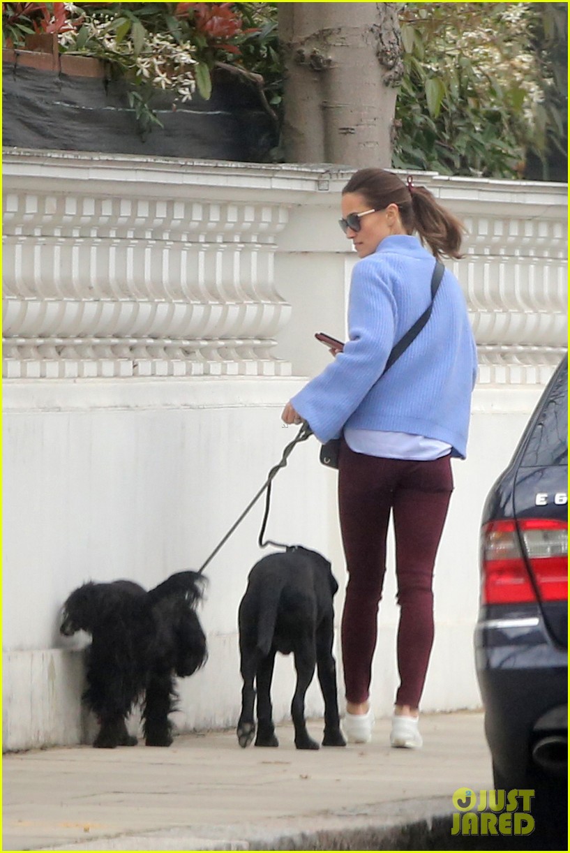 Pippa Middleton Goes on a Stylish Stroll With Her Dogs in London: Photo ...